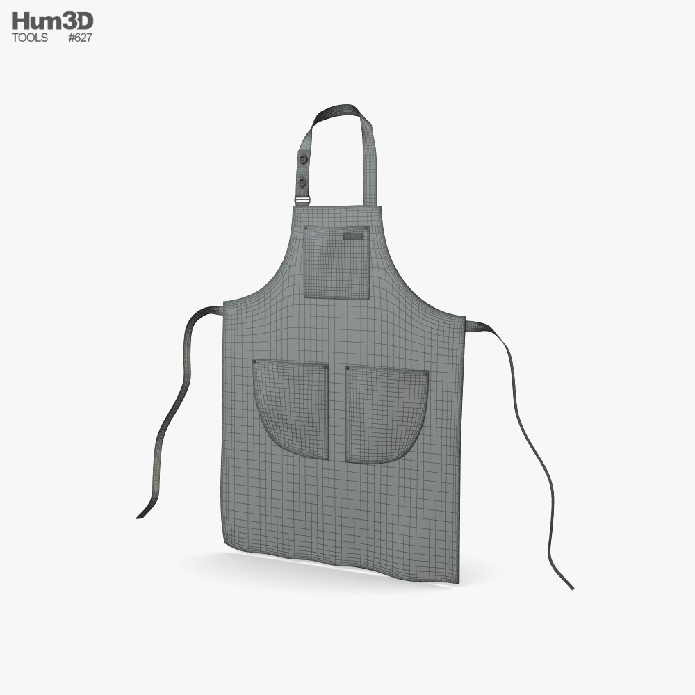 Apron 3D model - Download Suits on 3DModels.org