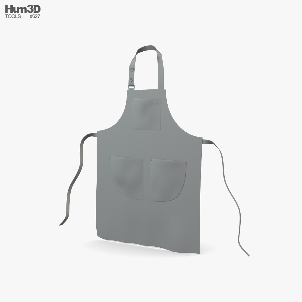 Apron 3D model - Download Suits on 3DModels.org