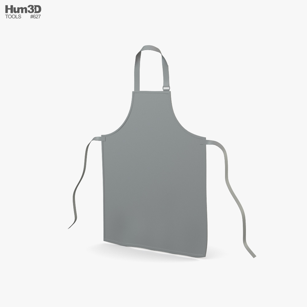 Apron 3D model - Download Suits on 3DModels.org