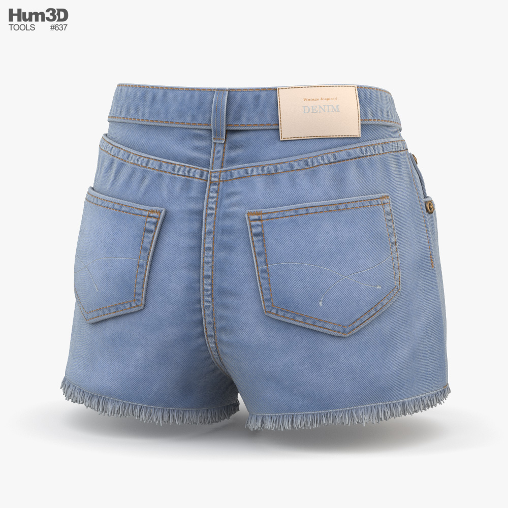 Shorts 3D model - Download Trousers on 3DModels.org