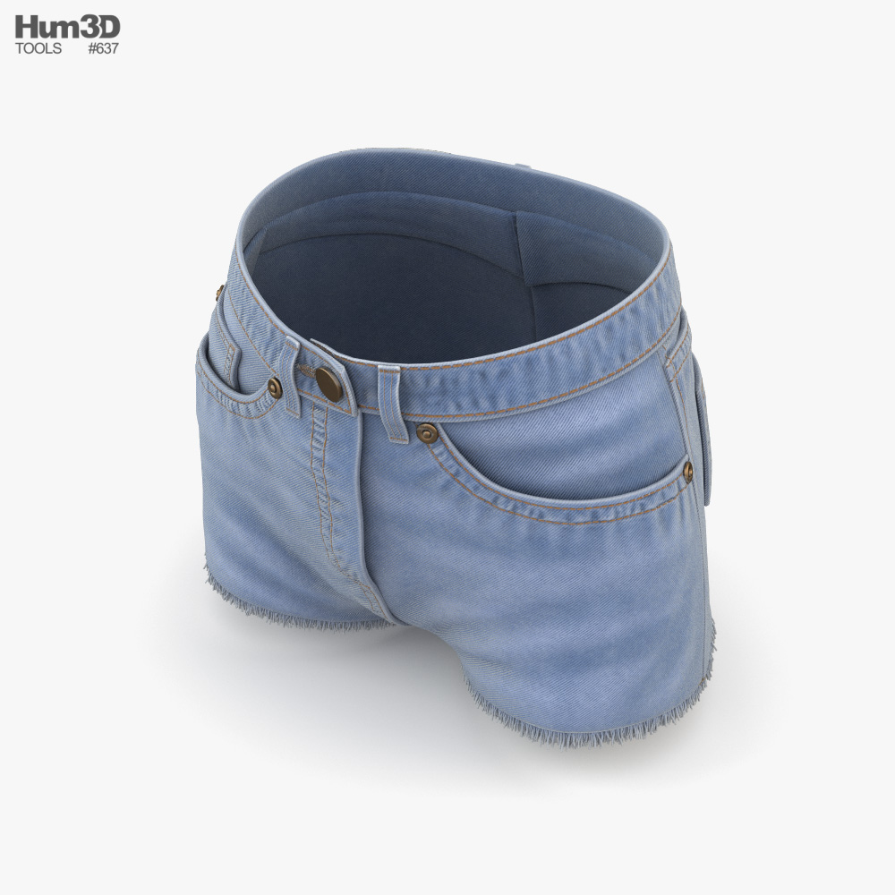 Shorts 3D model - Download Trousers on 3DModels.org