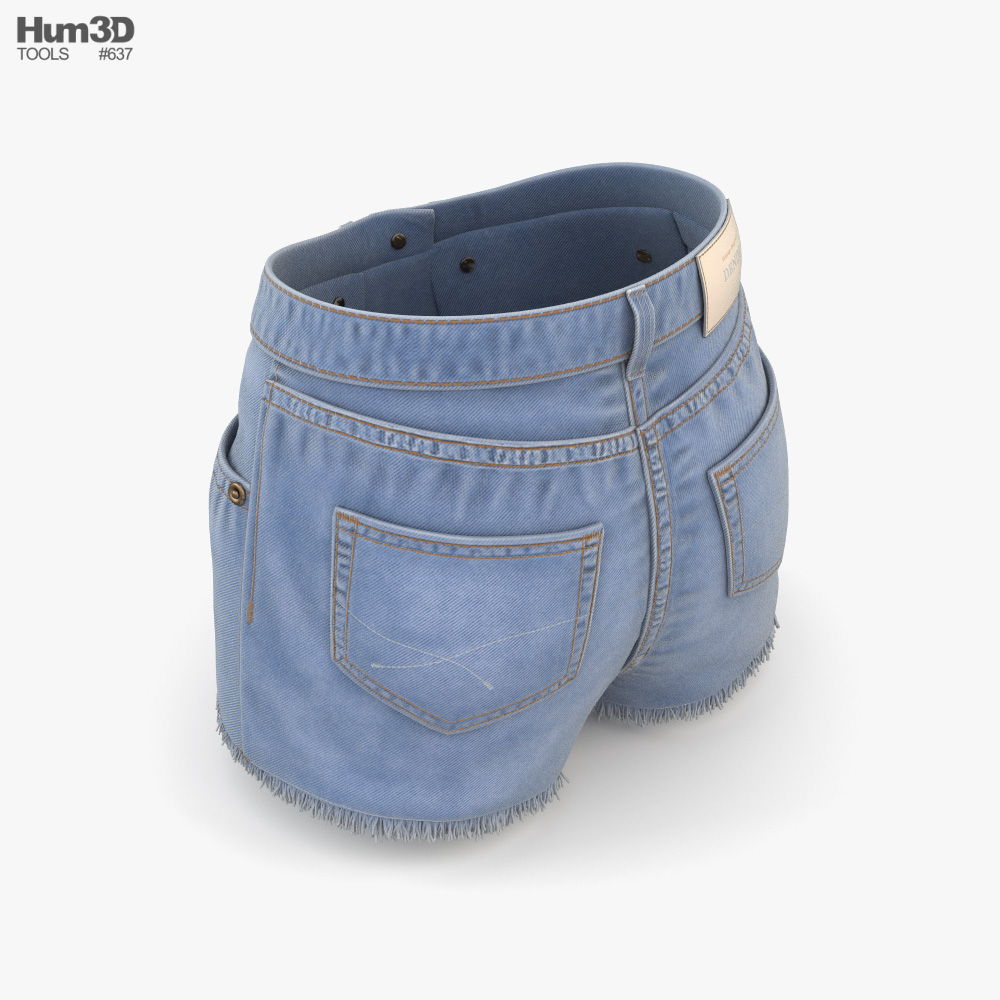 Shorts 3D model - Download Trousers on 3DModels.org