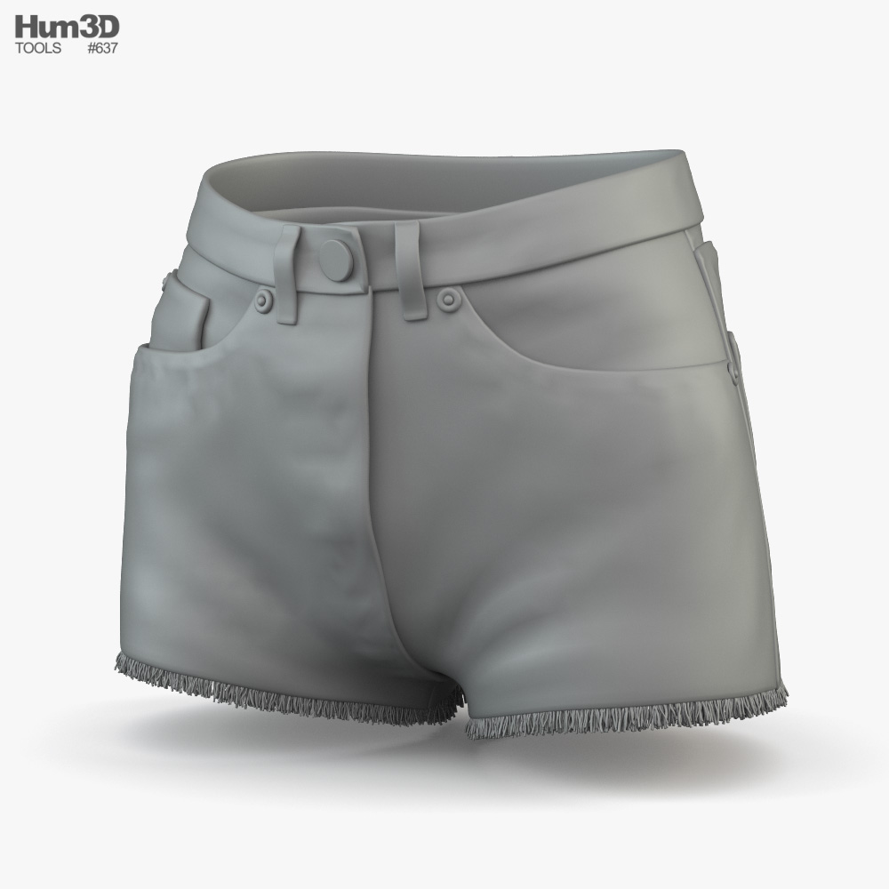 Shorts 3D model - Download Trousers on 3DModels.org