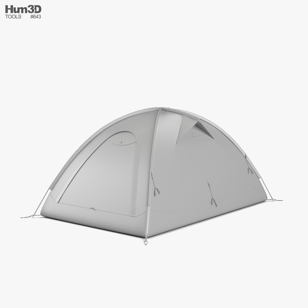 Camping Tent 3D model - Download Sports Equipment on 3DModels.org