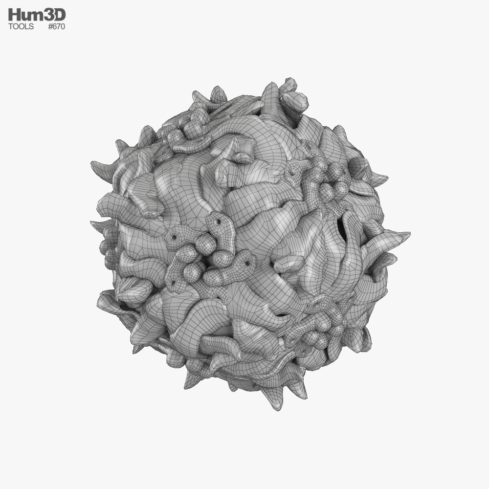 Adeno-Associated Virus 3D model - Download Medical Equipment on ...