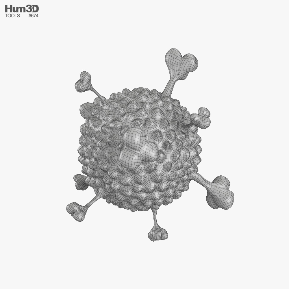 Adenovirus 3D model - Download Medical Equipment on 3DModels.org