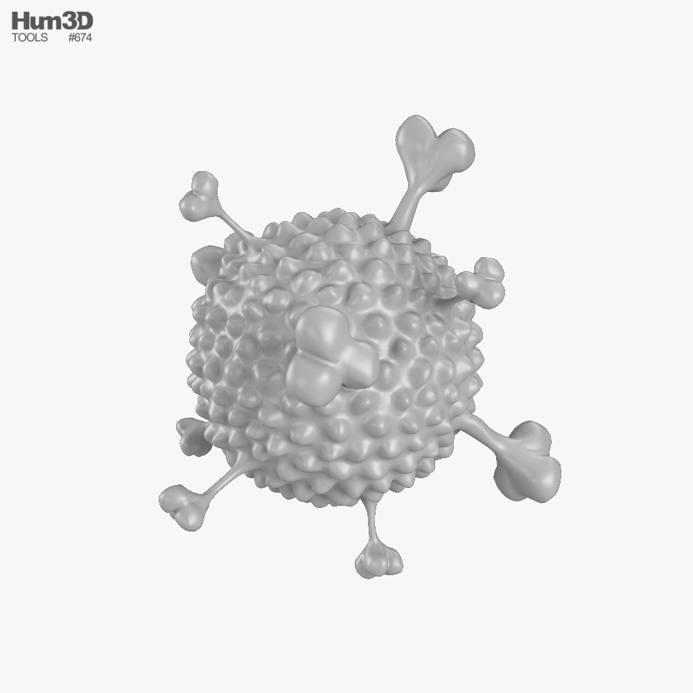 Adenovirus 3D model - Download Medical Equipment on 3DModels.org