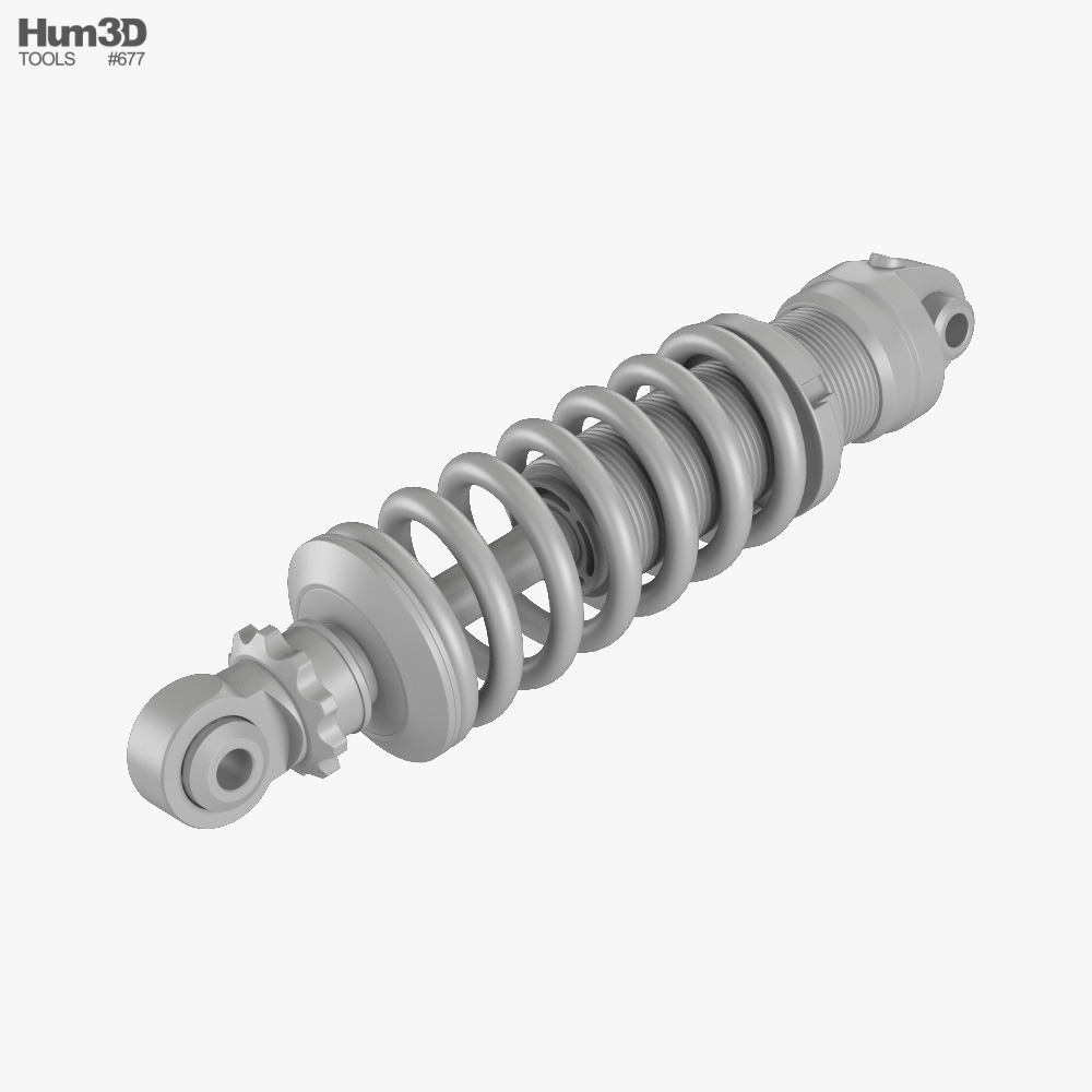 Shock Absorber 3D model - Download Vehicle equipment on 3DModels.org