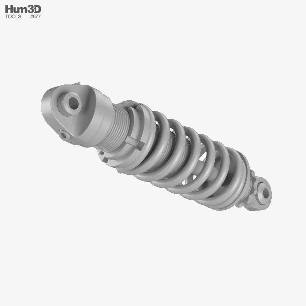 Shock Absorber 3D model - Download Vehicle equipment on 3DModels.org