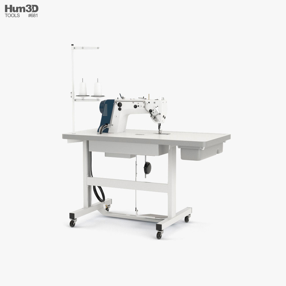 Sewing Machine 3D model - Download Appliances on 3DModels.org