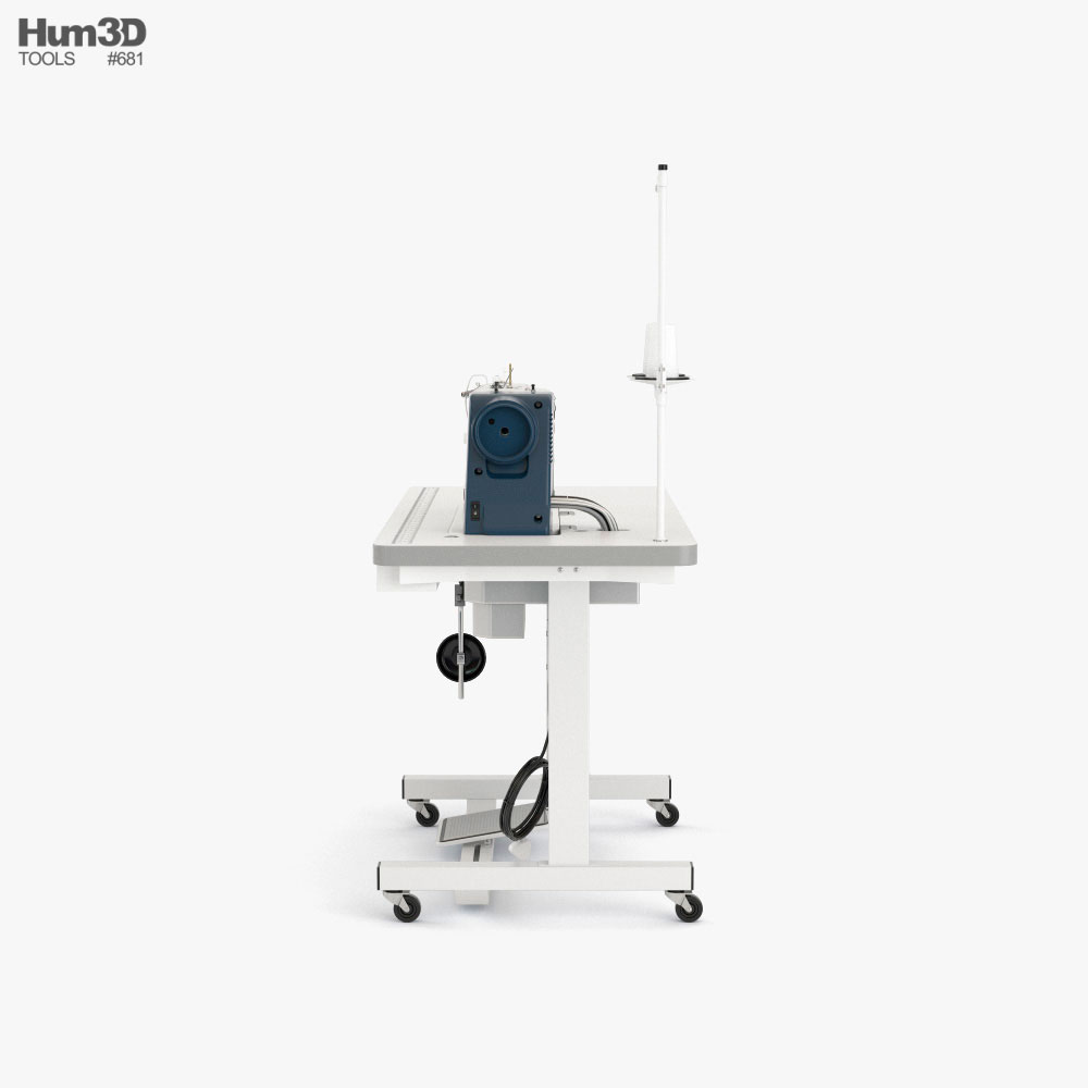 Sewing Machine 3D model - Download Appliances on 3DModels.org
