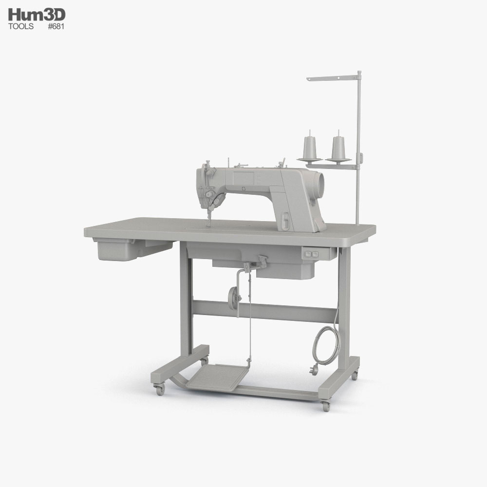 Sewing Machine 3D model - Download Appliances on 3DModels.org