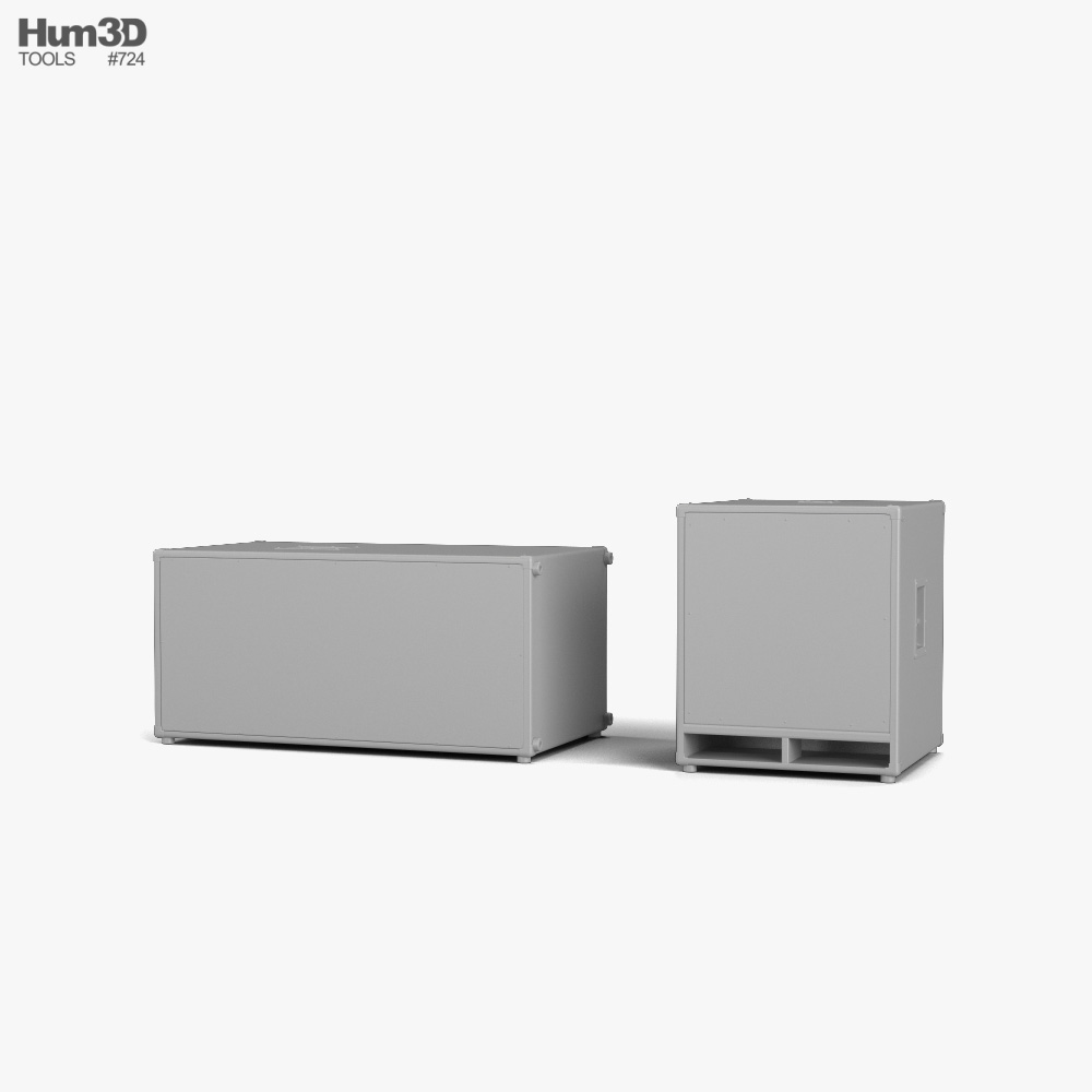 Concert Sound Speakers 3D model - Download Audio Devices on 3DModels.org
