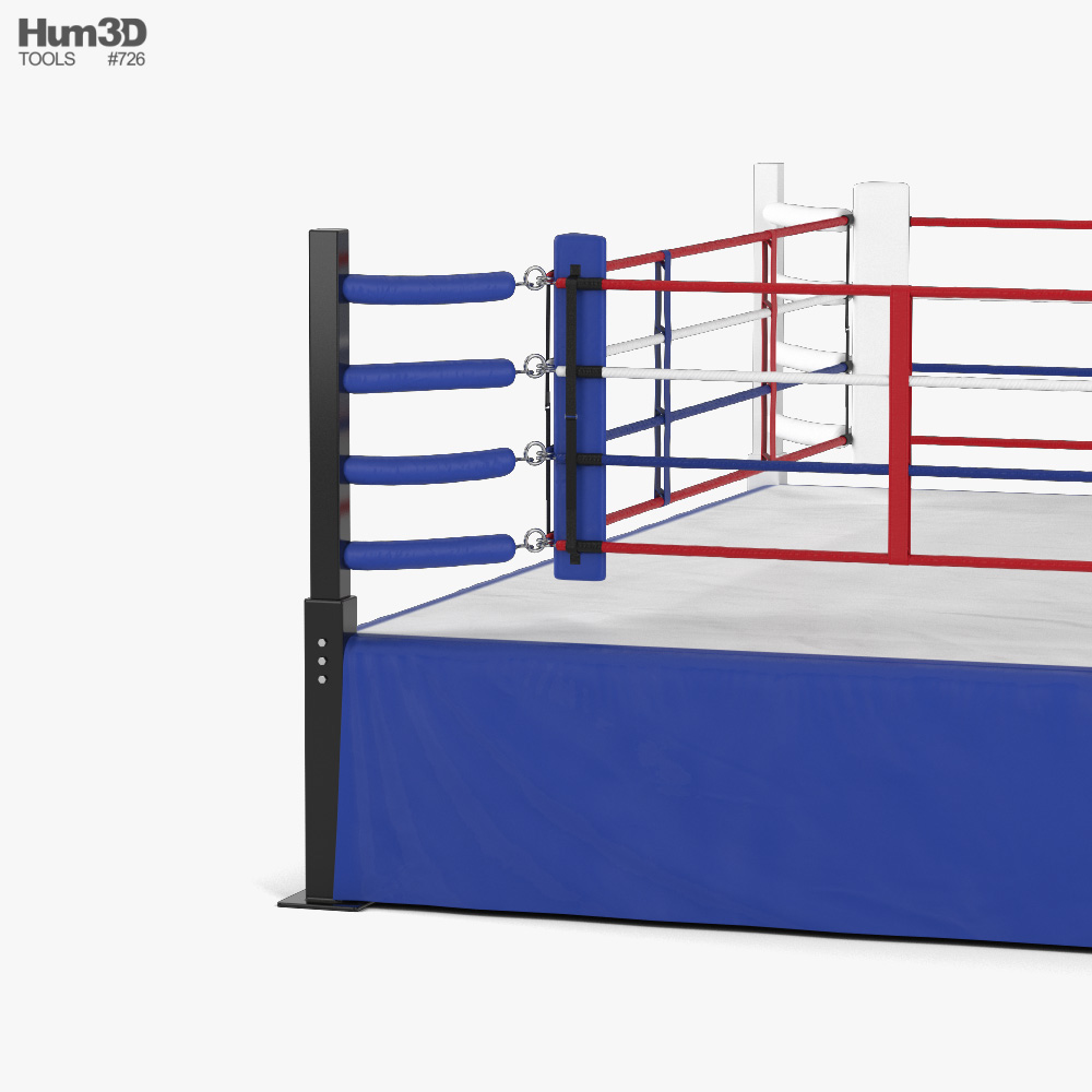 Ring de boxeo Modelo 3D - Descargar Equipamiento deportivo activado ...