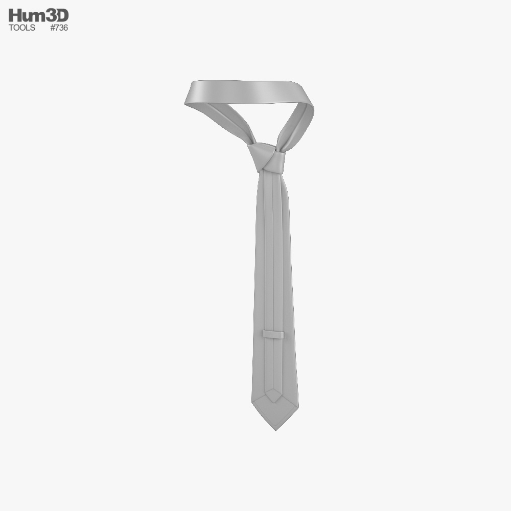 Necktie 3D model - Download Accessories on 3DModels.org