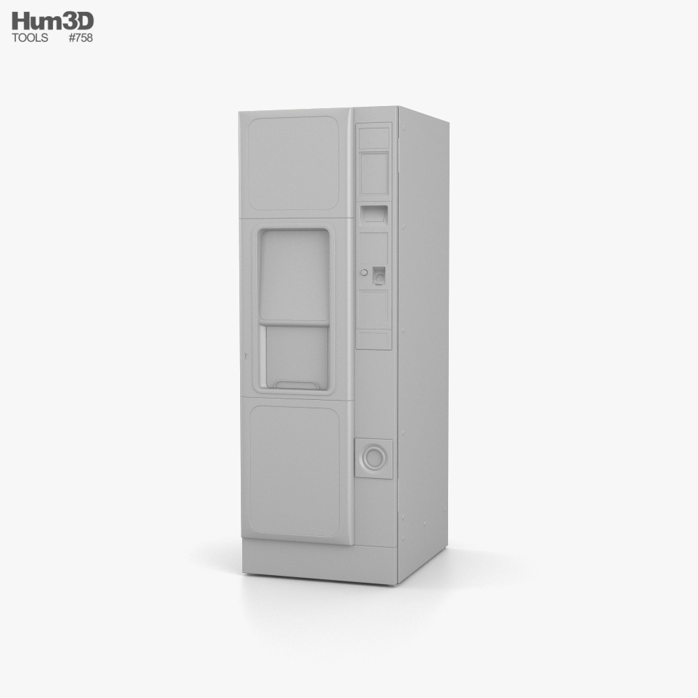 Coffee Vending Machine 3D model - Download Appliances on 3DModels.org
