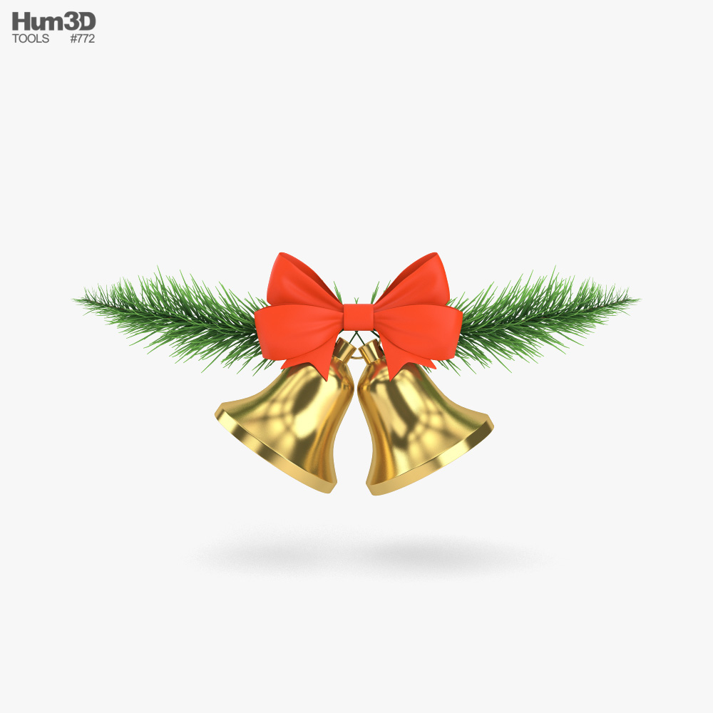 Christmas Bell 3D model - Download Hobbies on 3DModels.org