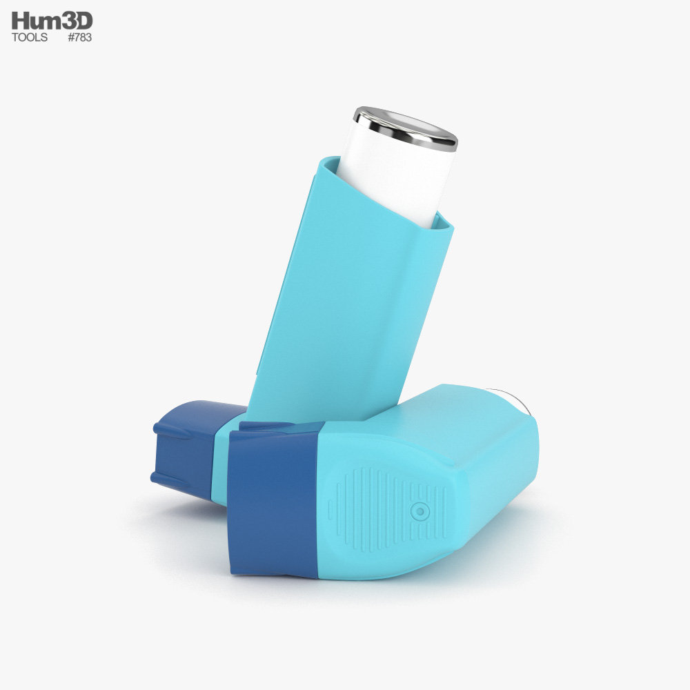 Inhaler 3D model - Download Medical Equipment on 3DModels.org