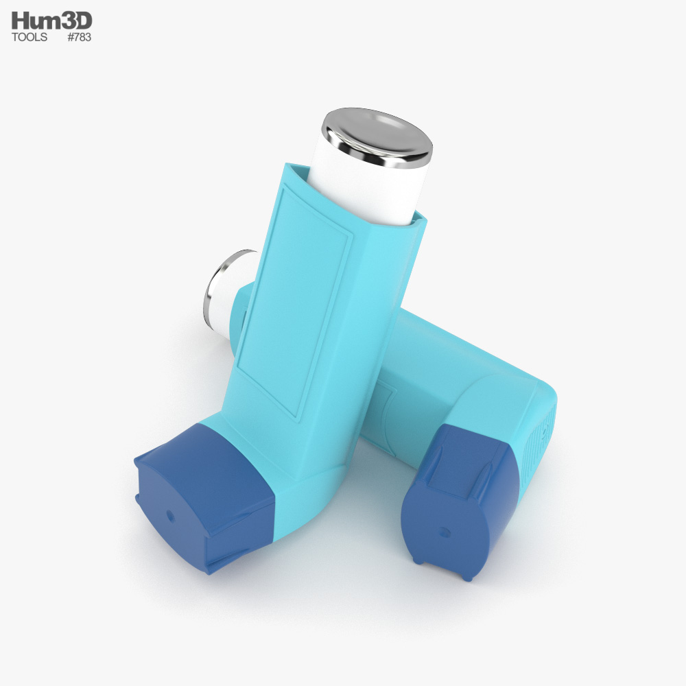 Inhaler 3D model - Download Medical Equipment on 3DModels.org