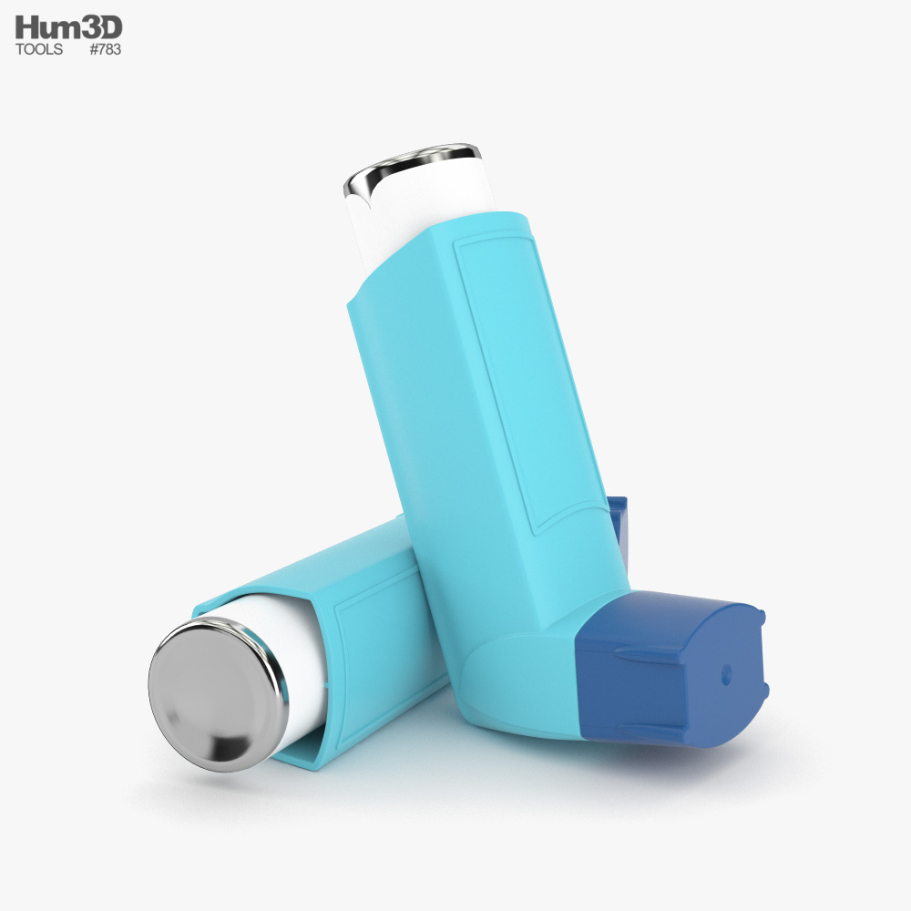 Inhaler 3D model - Download Medical Equipment on 3DModels.org