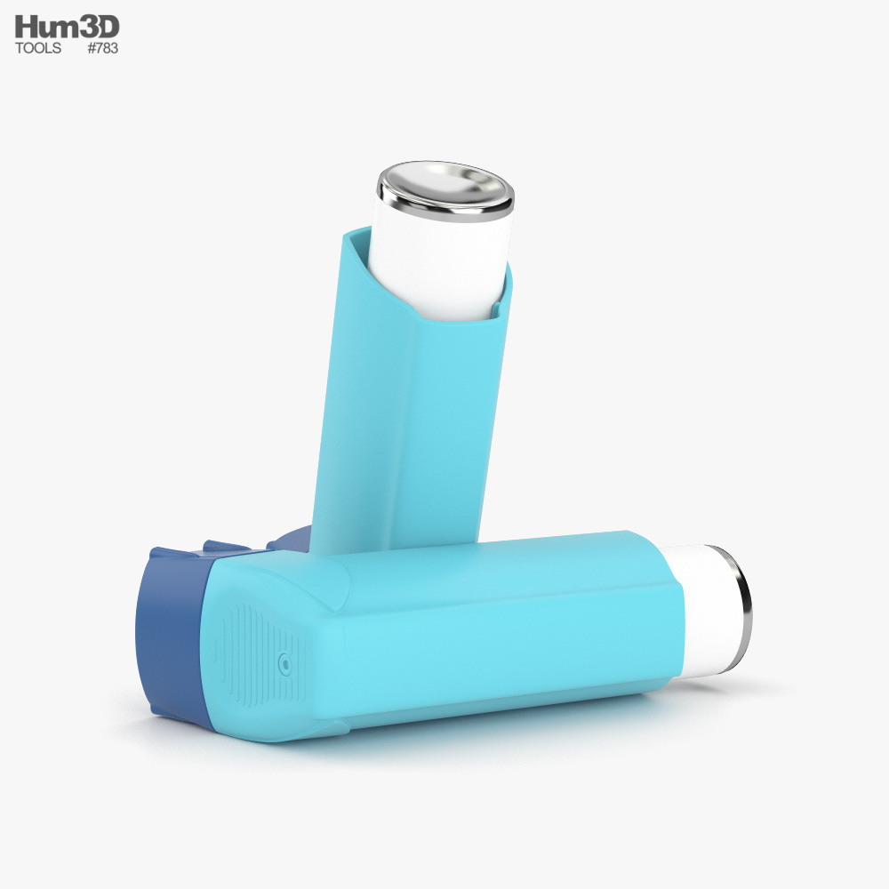 Inhaler 3D model - Download Medical Equipment on 3DModels.org
