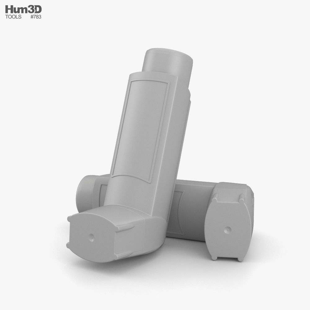 Inhaler 3D model - Download Medical Equipment on 3DModels.org
