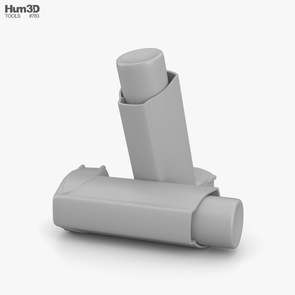 Inhaler 3D model - Download Medical Equipment on 3DModels.org