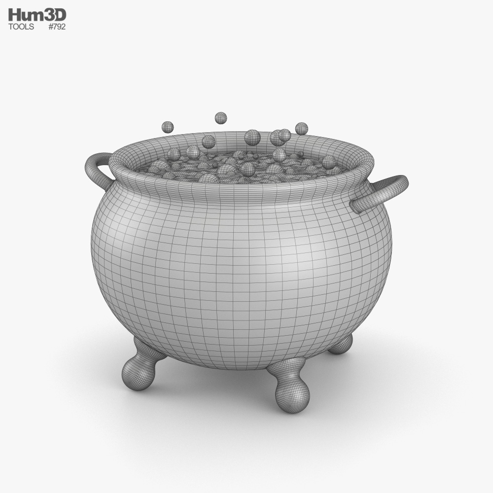 Cauldron 3D model - Download Hobbies on 3DModels.org