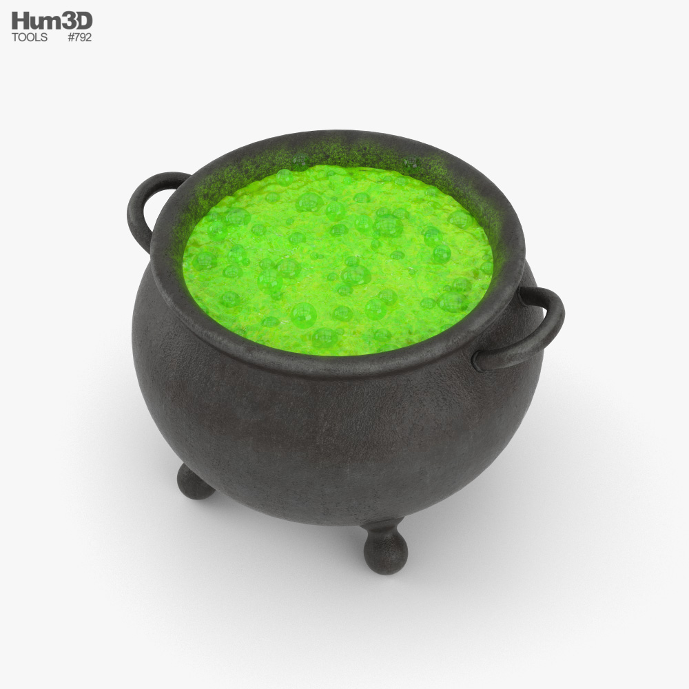 Cauldron 3D model - Download Hobbies on 3DModels.org