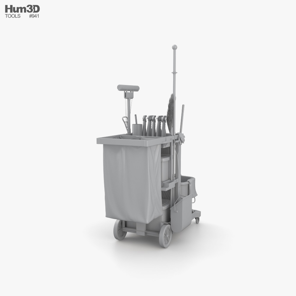 Cleaning Equipment 3D model - Download Tools on 3DModels.org