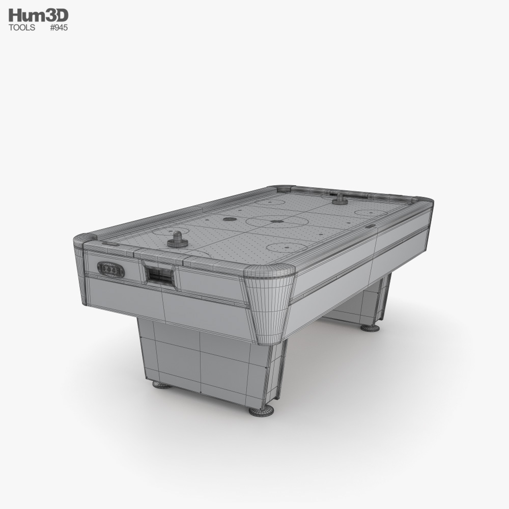 Air Hockey table 3D model - Download Hobbies on 3DModels.org