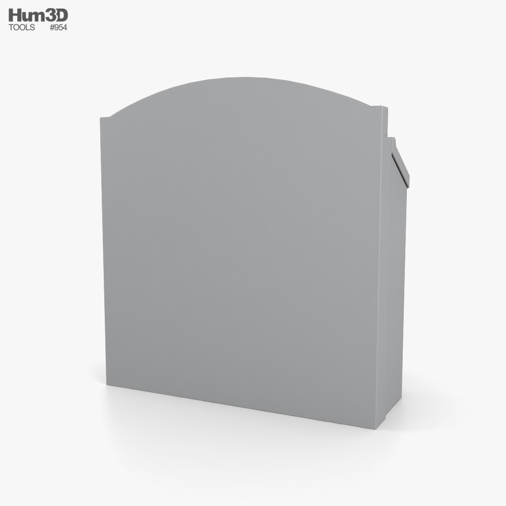 Wall Mount Mailbox 3D model - Download Street elements on 3DModels.org