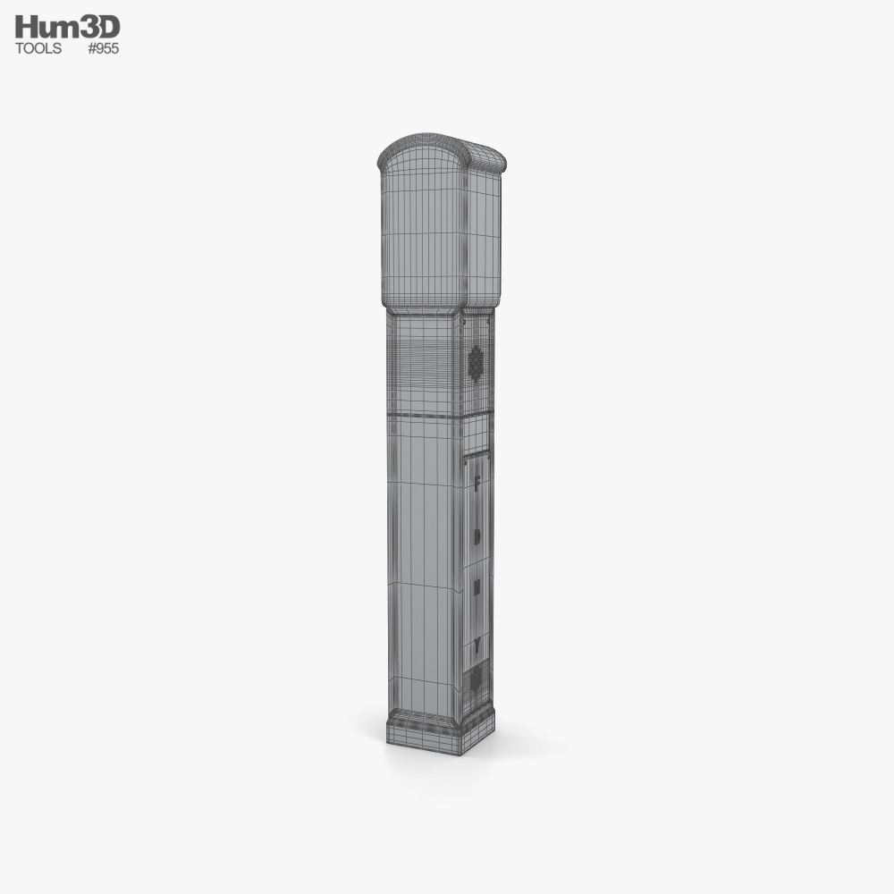 New York Fire and Police Call Box 3D model - Download Street elements ...