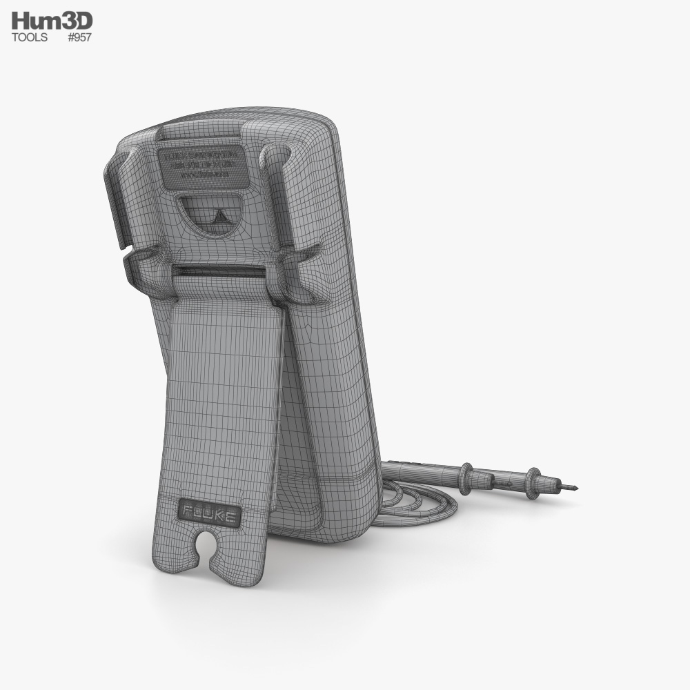 Multímetro Digital con Sondas Modelo 3D - Descargar Herramientas ...