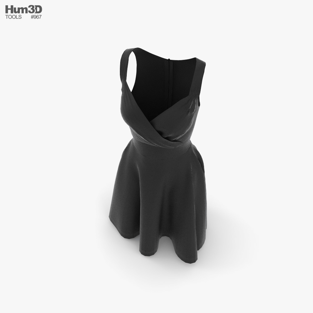 Dress 3D model - Download Dresses on 3DModels.org