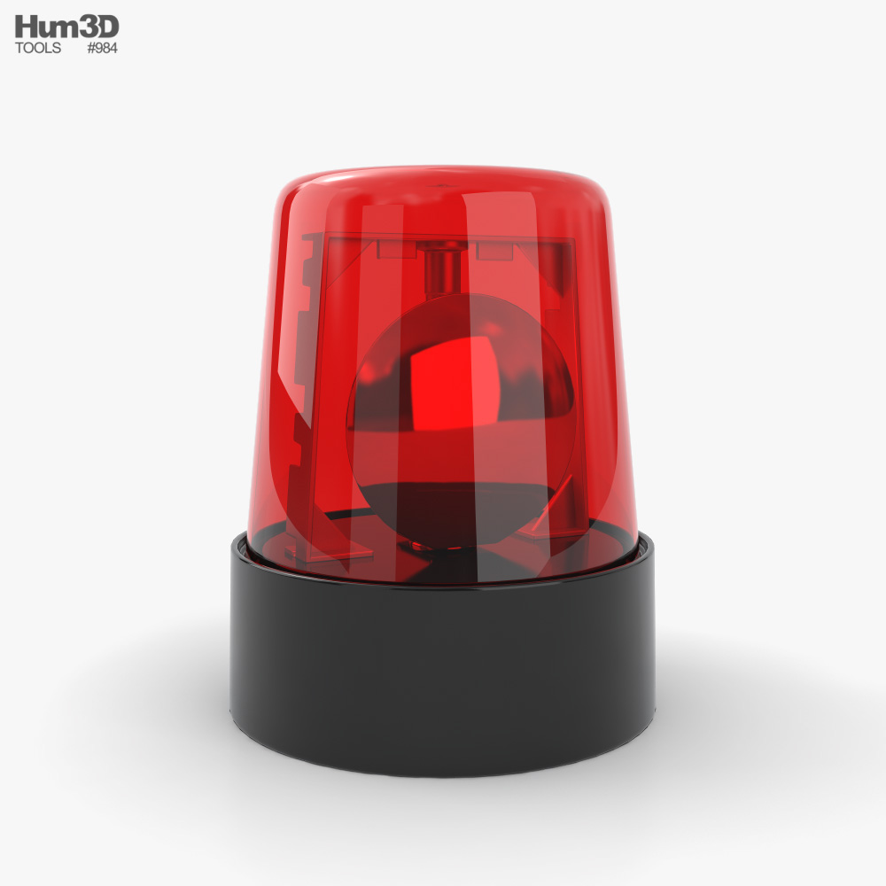 Warning Light 3D model - Download Vehicle equipment on 3DModels.org