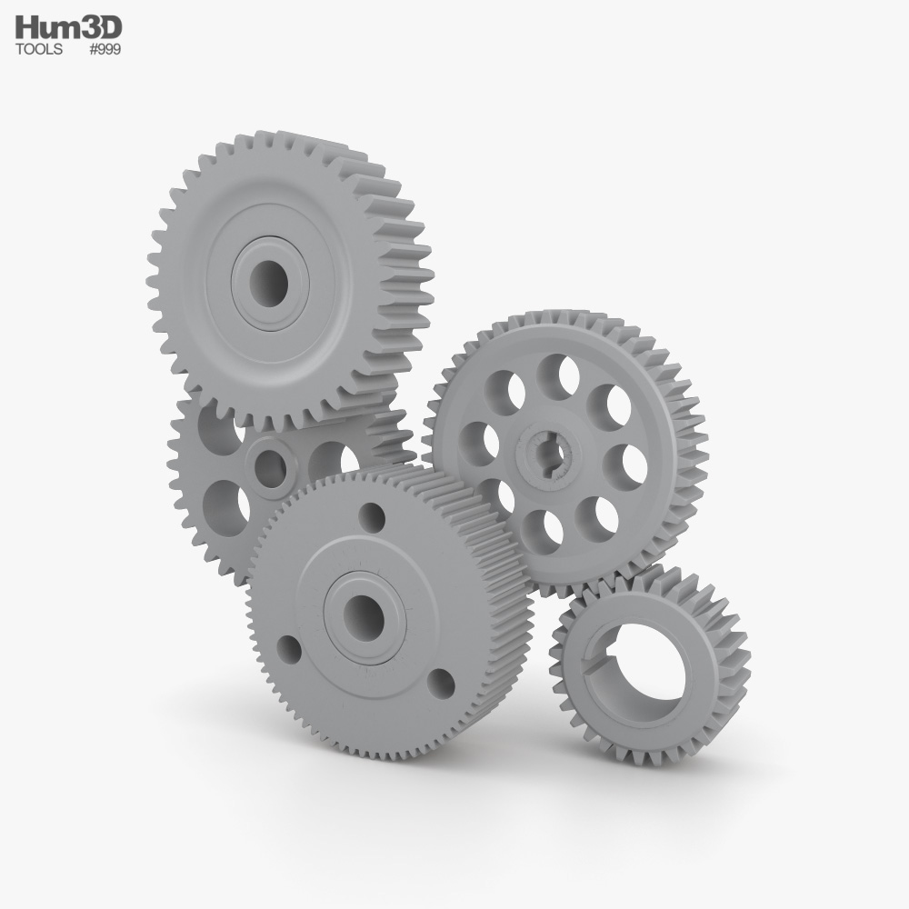Gear 3D model - Download Tools on 3DModels.org