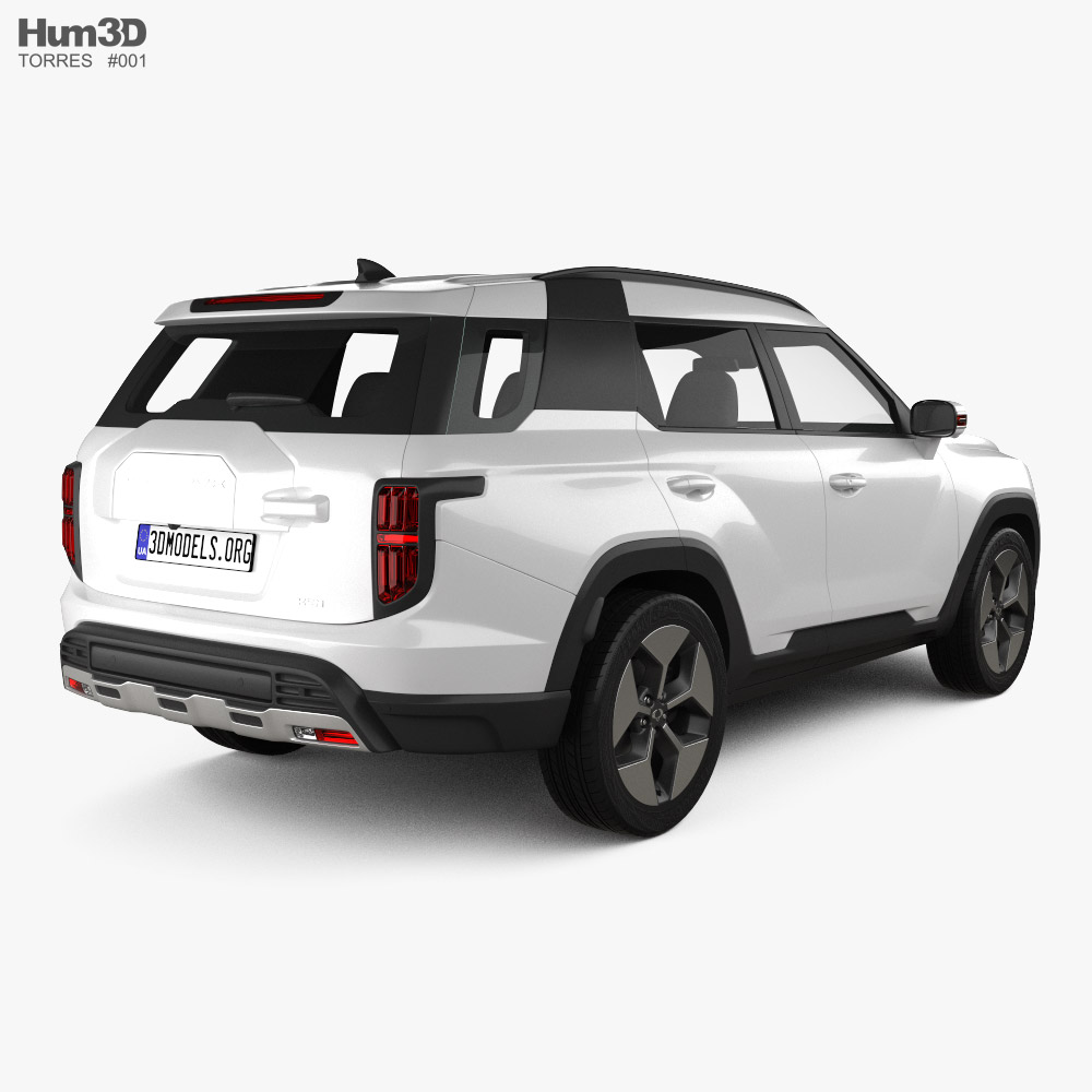 Torres EVX 2025 3D model - Download Crossover SUV on 3DModels.org