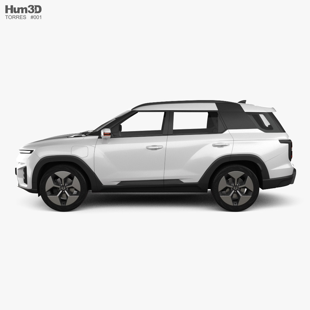 Torres EVX 2025 3D model - Download Crossover SUV on 3DModels.org