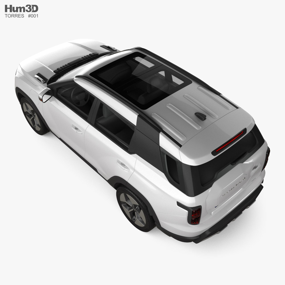 Torres EVX 2025 3D model - Download Crossover SUV on 3DModels.org