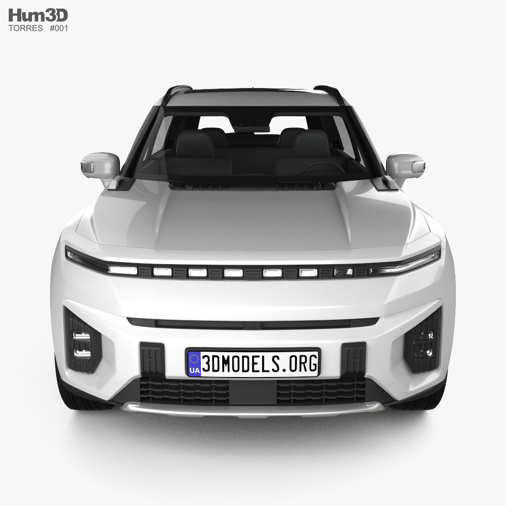 Torres EVX 2025 3D model - Download Crossover SUV on 3DModels.org