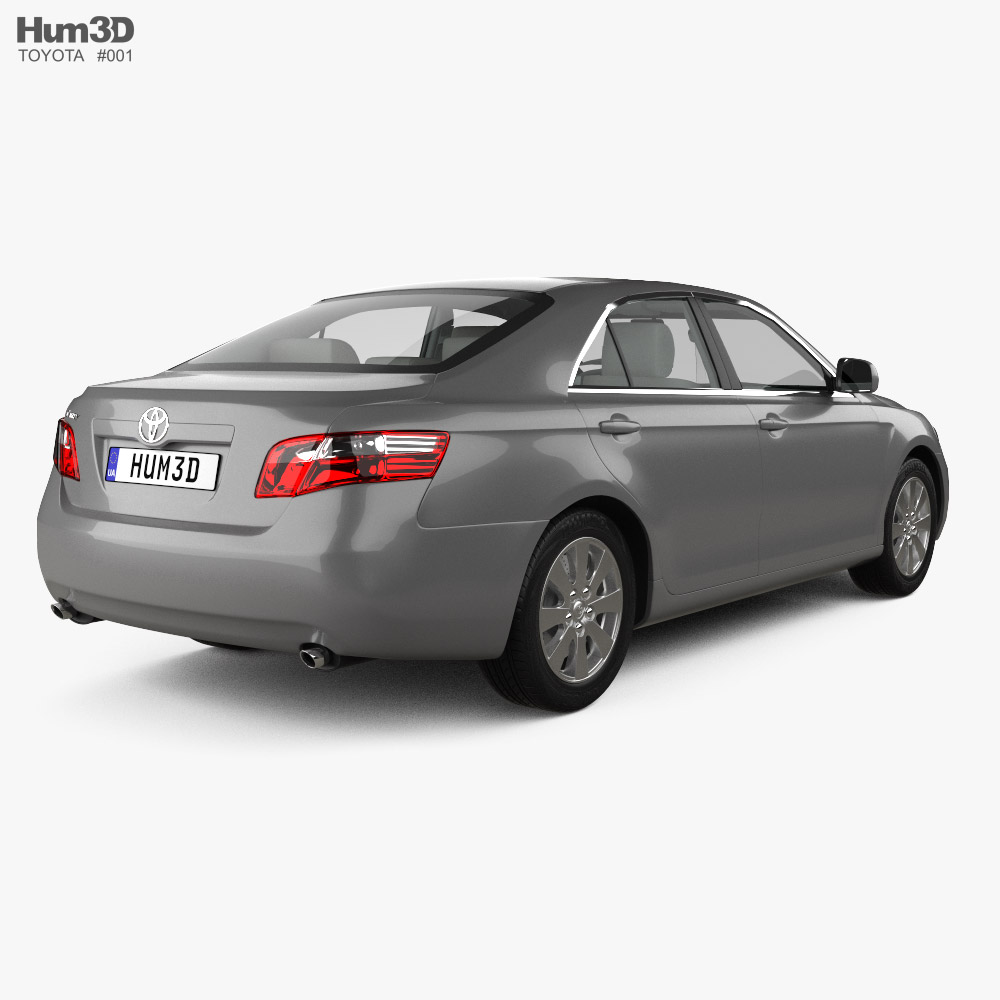 Toyota Camry LE with HQ interior 2010 3D model - Download Sedan on ...