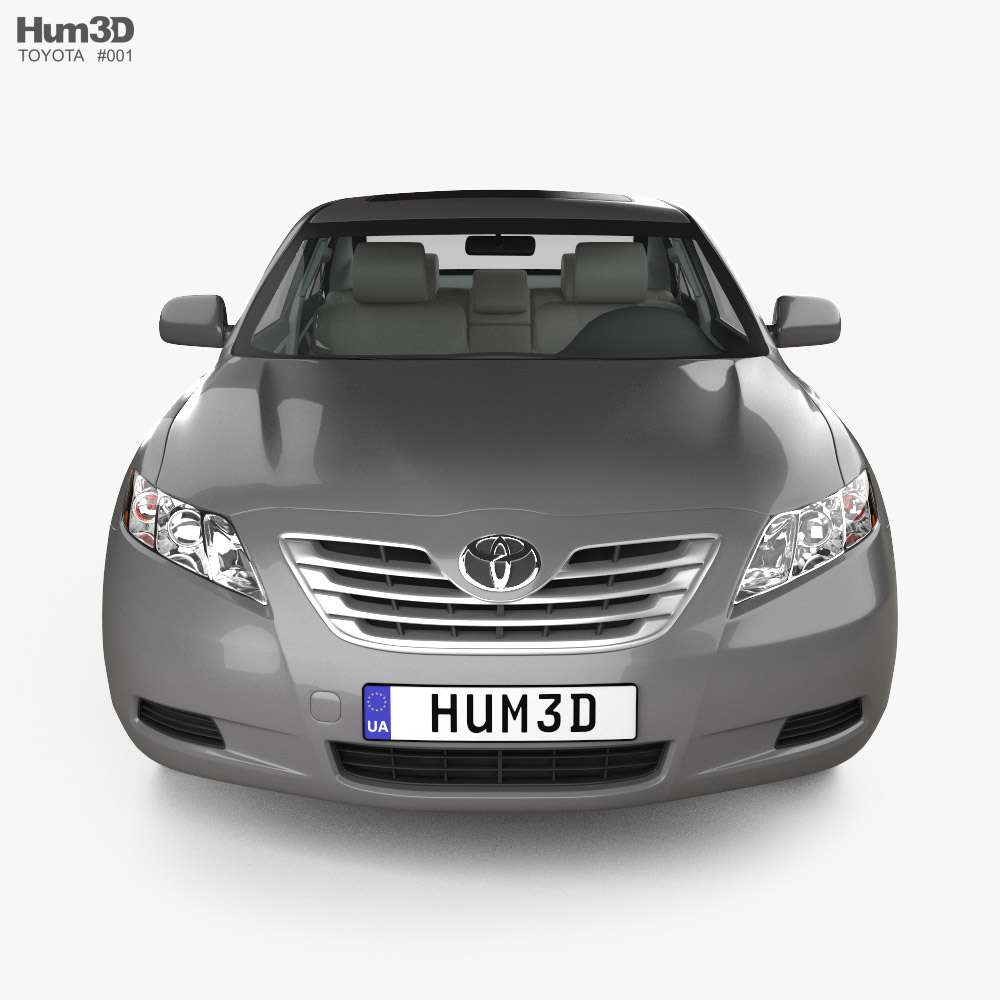 Toyota Camry (XV40) 인테리어 가 있는 2010 3D 모델 - 다운로드 Sedan on 3DModels.org