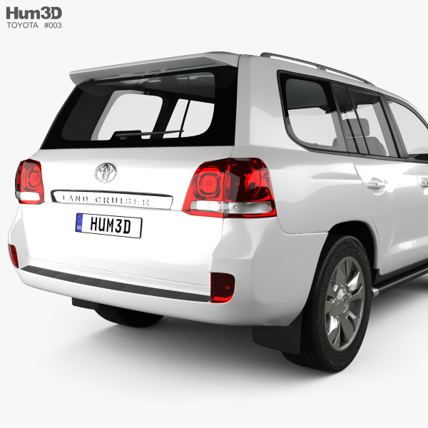 Toyota Land Cruiser 200 2013 3D model - Download Crossover SUV on ...