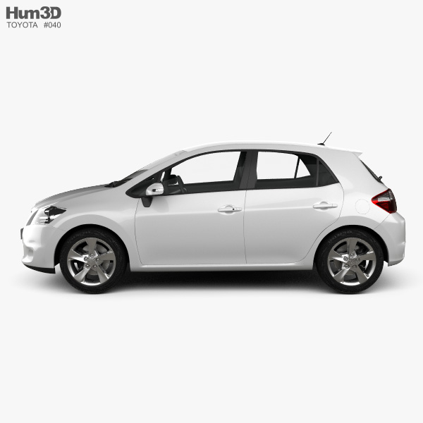 Toyota Auris 2015 3D model - Download Hatchback on 3DModels.org