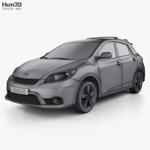 Toyota Matrix (Voltz) 2014 3D model - Download Hatchback on 3DModels.org