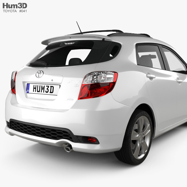 Toyota Matrix (Voltz) 2014 3D model - Download Hatchback on 3DModels.org