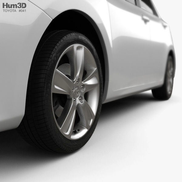 Toyota Matrix (Voltz) 2014 3D model - Download Hatchback on 3DModels.org