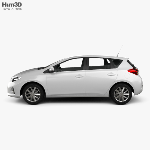 Toyota Auris hatchback 2016 3D model - Download Hatchback on 3DModels.org