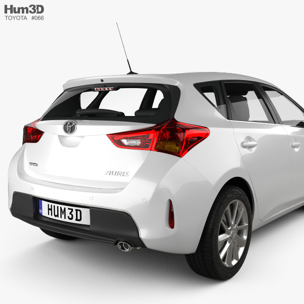 Toyota Auris hatchback 2016 3D model - Download Hatchback on 3DModels.org
